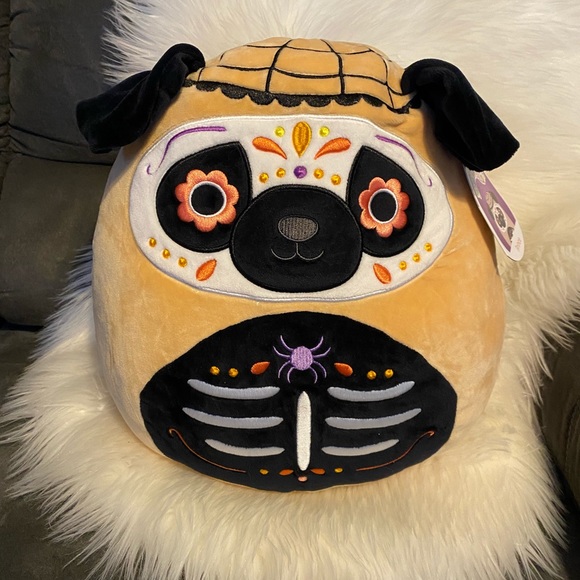 Squishmallows | Toys | Soldsquishmallows Day Of The Dead Pug Prince ...